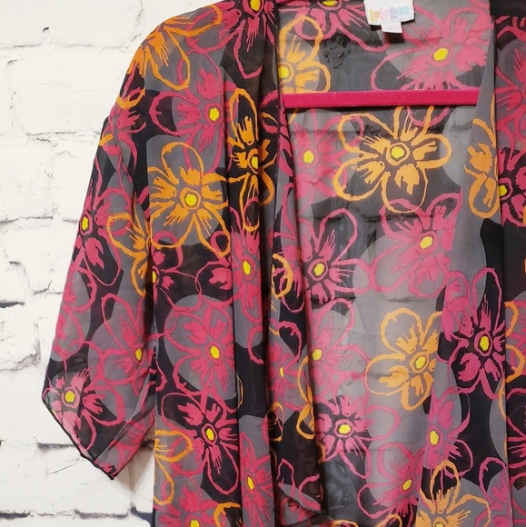 LuLaRoe | Sweaters | Lularoe Sheer Floral Cardigan | Poshmark